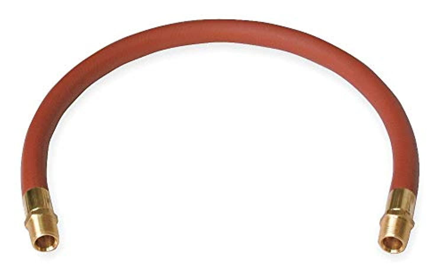 reelcraft s601024-2 air/water inlet hose assembly, 3/8" x 2', 300 psi ...