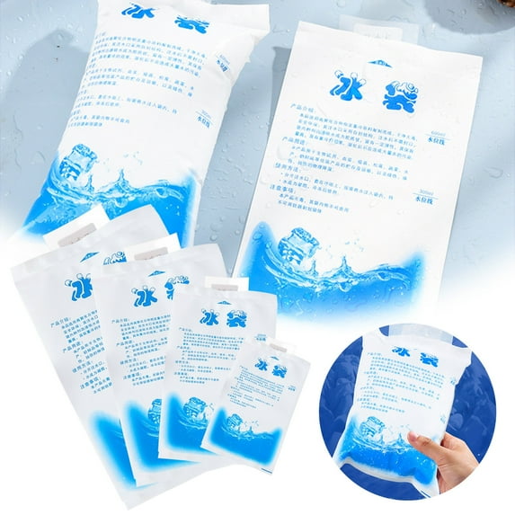 refillable ice bag 1pcIce Bag Thicken Refillable Tool Reusable Water ...