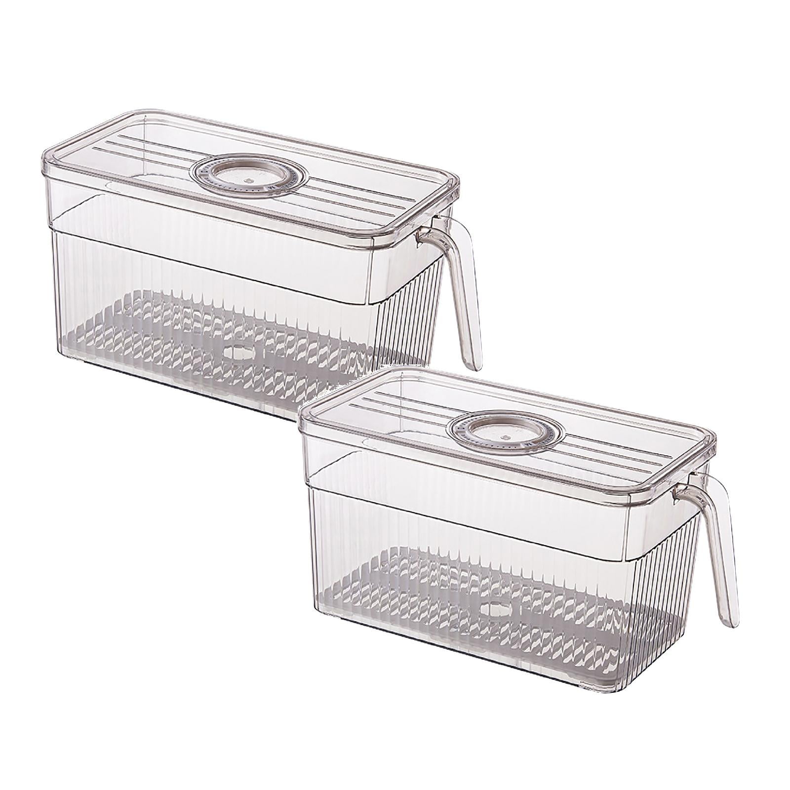 refrigerator bins set of 2fridge organizationorganization and storage ...