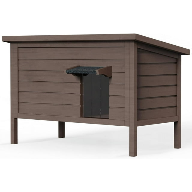 rehitk Outdoor Cat House for Winter Feral Cat House Waterproof All ...
