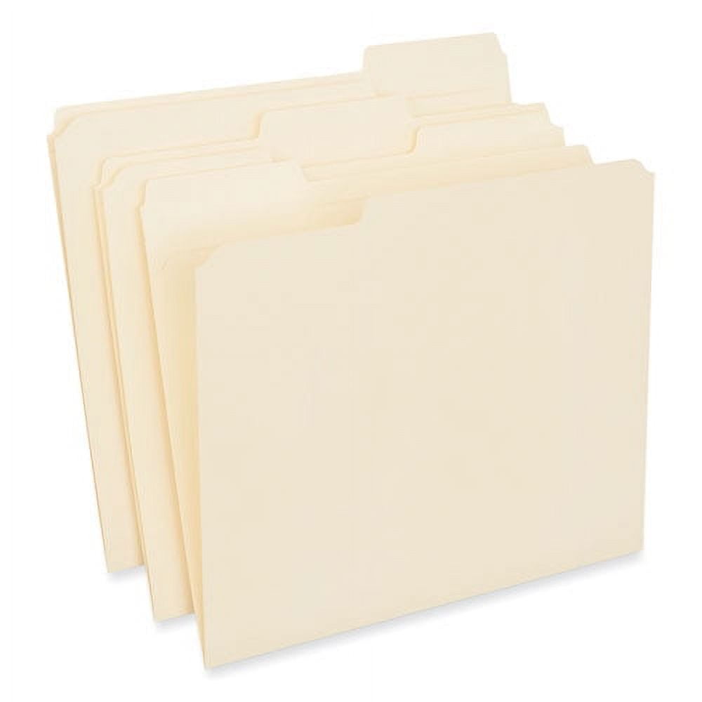 reinforced top tab file folders, 1/3-cut tabs: assorted, letter size, 0 ...