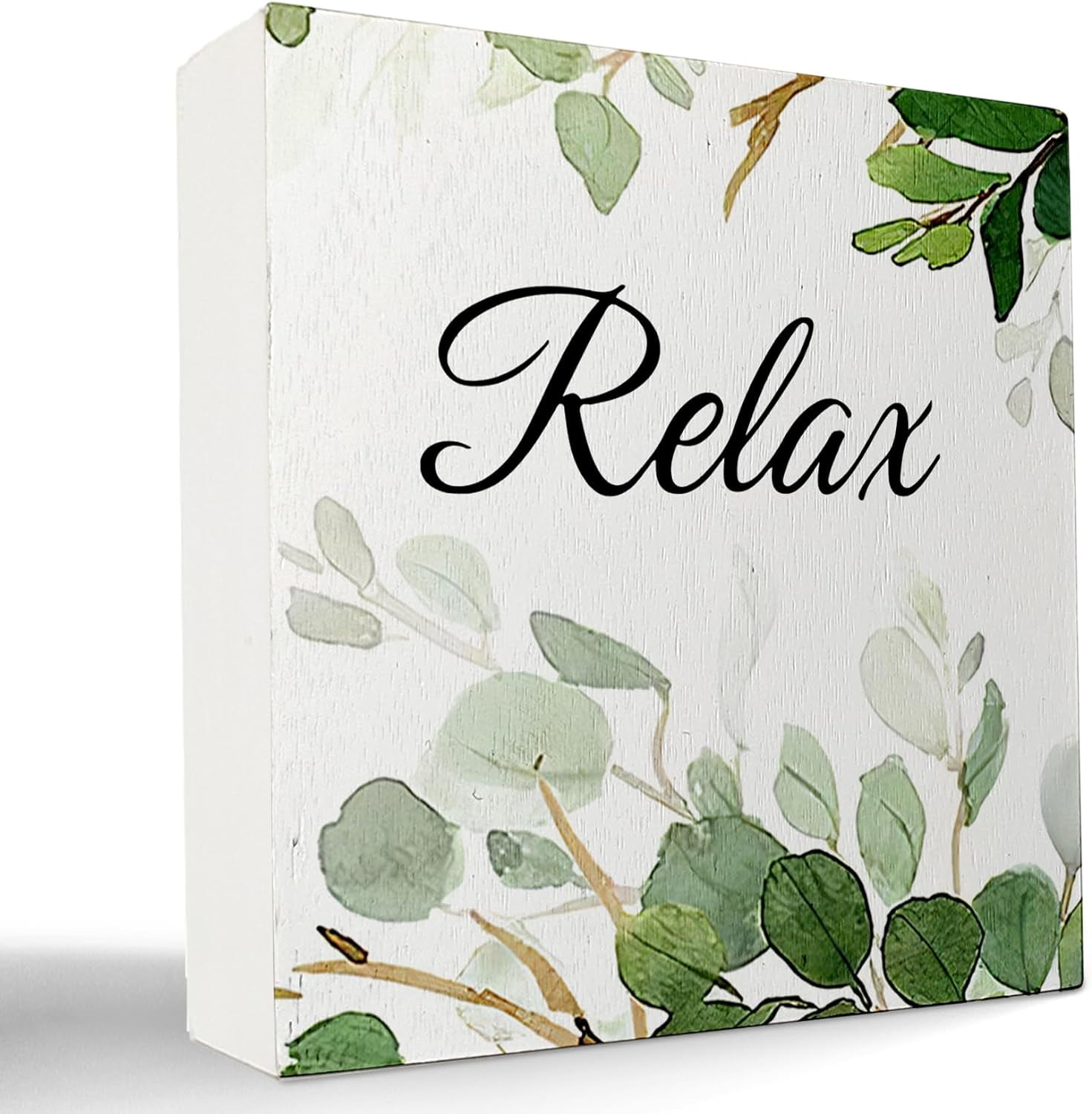 relax bathroom signs decor,relax sage bathroom decor,relax Wooden Box ...