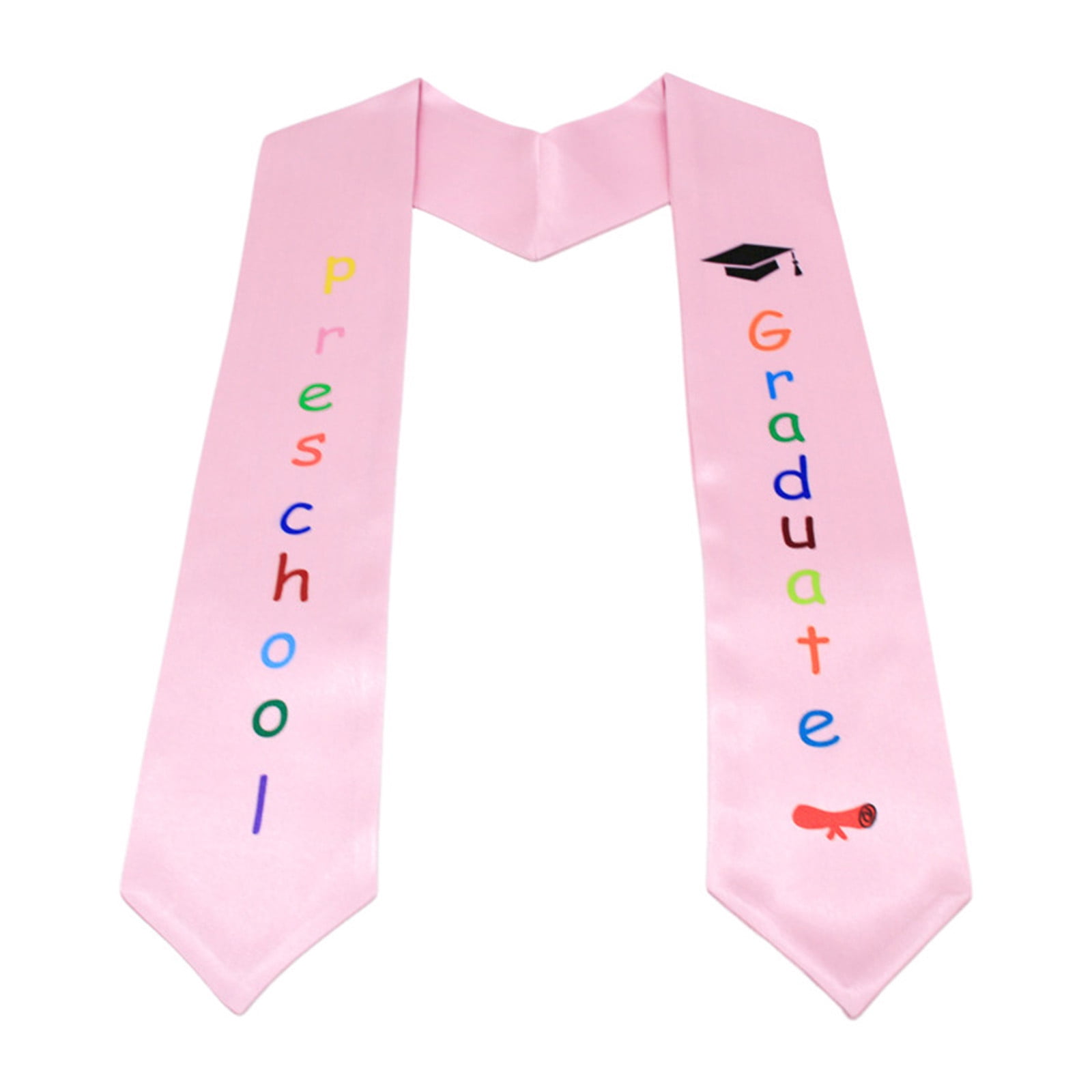 ren's Graduation Shawl Ribbon Ceremonial Shoulder Strap, Printed ...