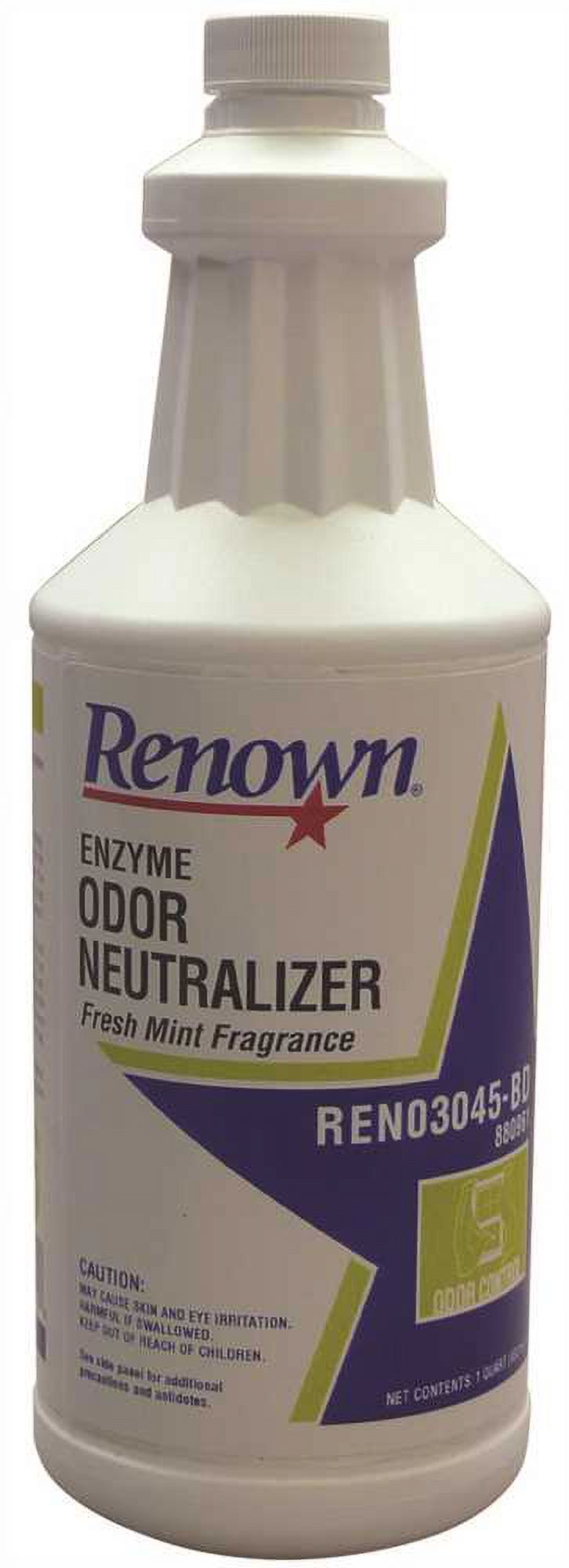 Renown 0504AN 1 Qt. Fresh Mint Enzyme Odor Neutralizer WHITE - Walmart.com