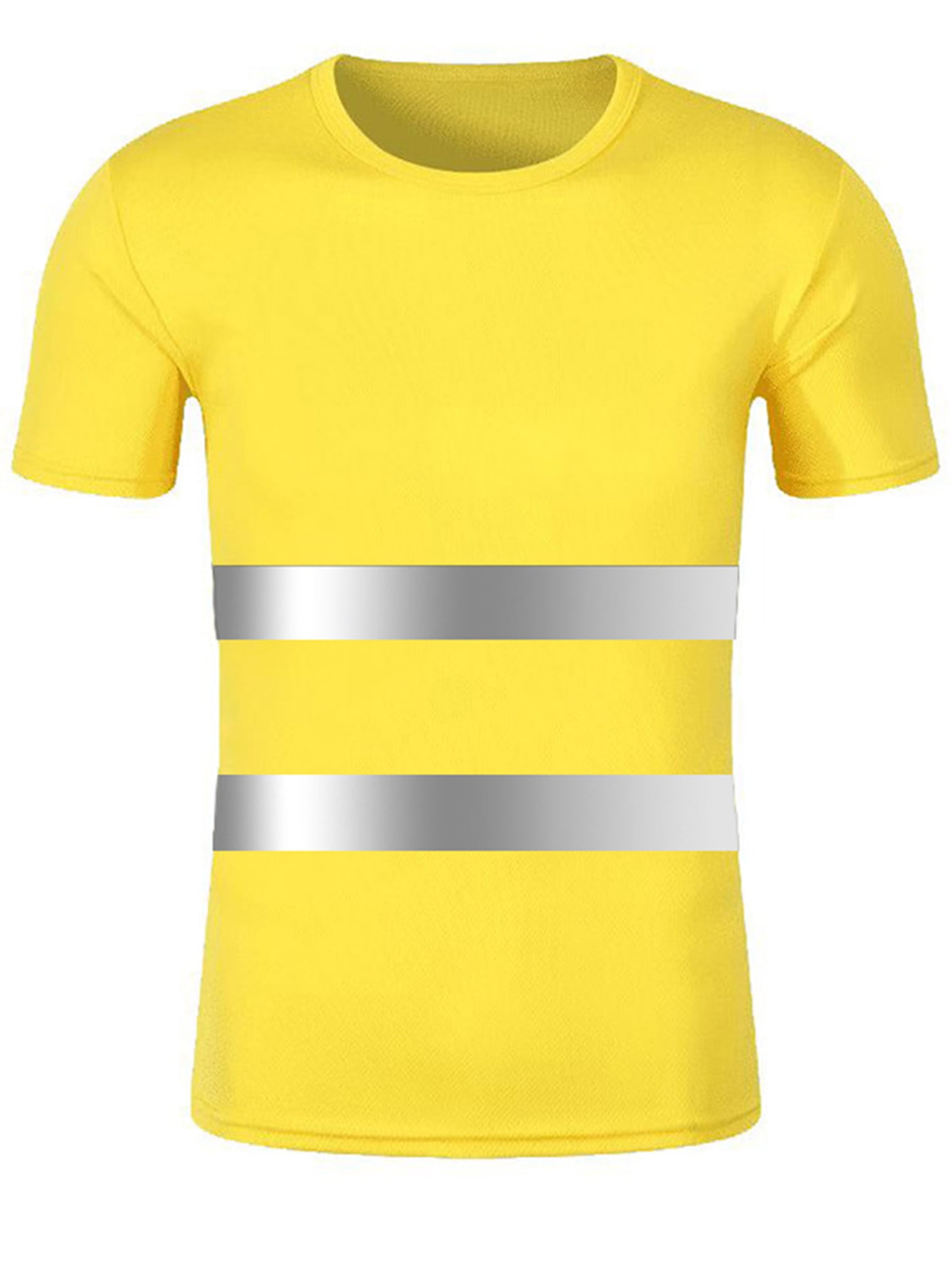 renvena Adult High Visibility Safety T-shirts Hi Vis Reflective Safety ...