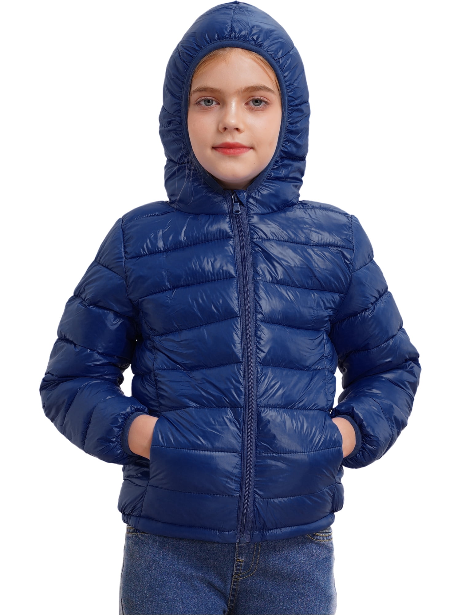 renvena Boys Girls Hooded Winter Puffer Jackets Lightweight Windproof Down Coat Warm Quilted ...