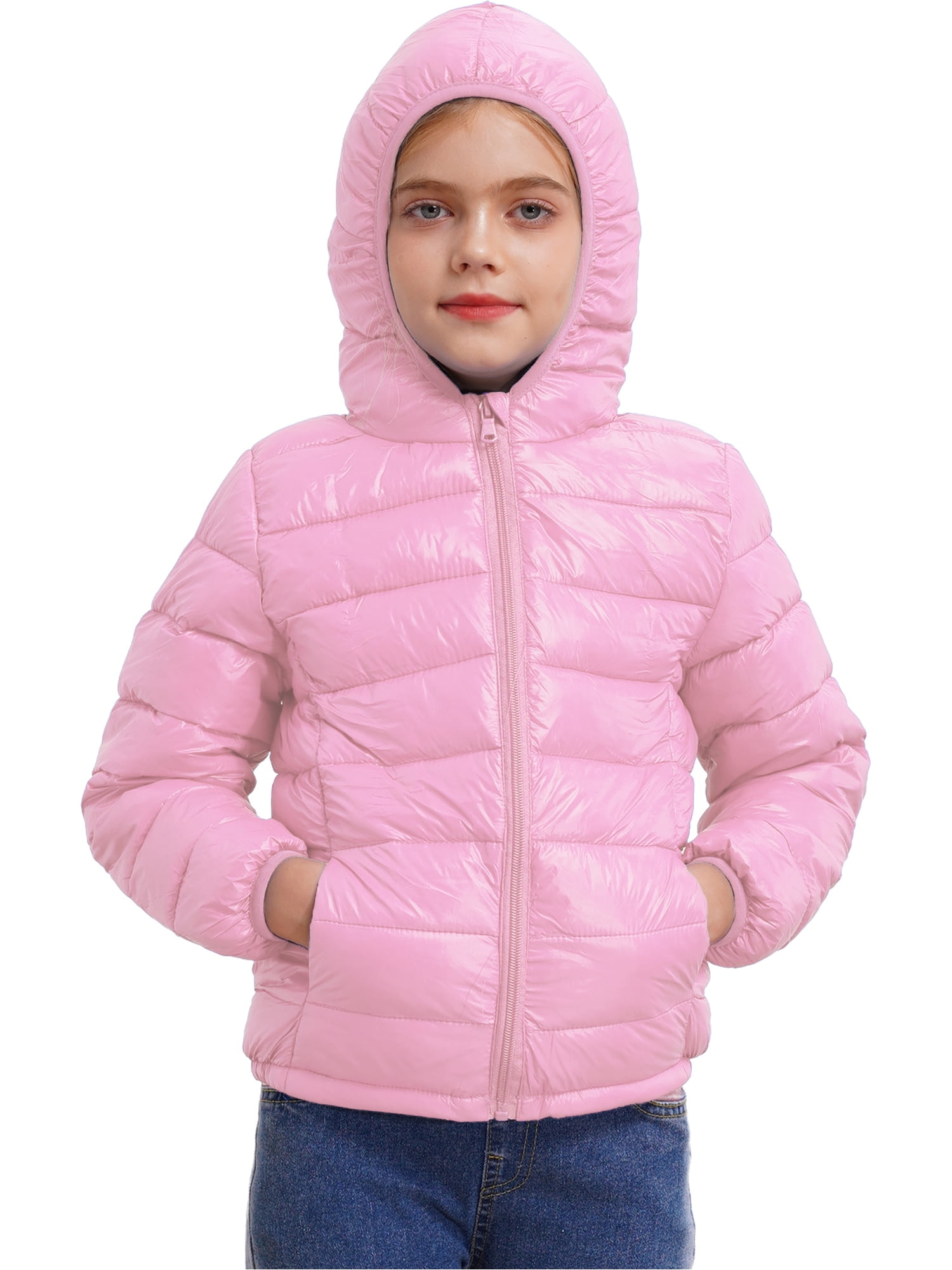 renvena Boys Girls Hooded Winter Puffer Jackets Lightweight Windproof Down Coat Warm Quilted ...