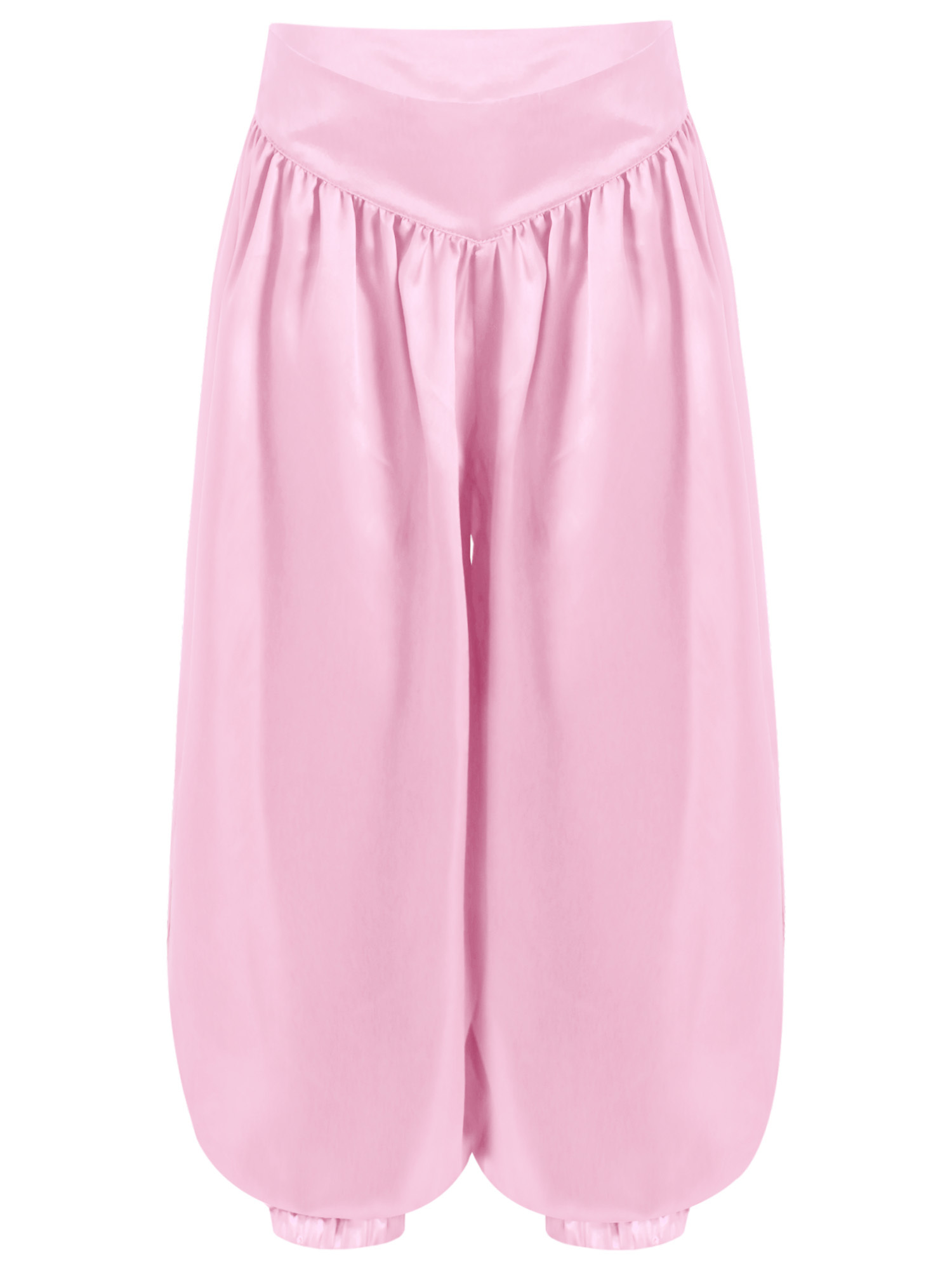 renvena Kids Girls Tribal Arabic Trousers Halloween Satin Wide-Leg ...