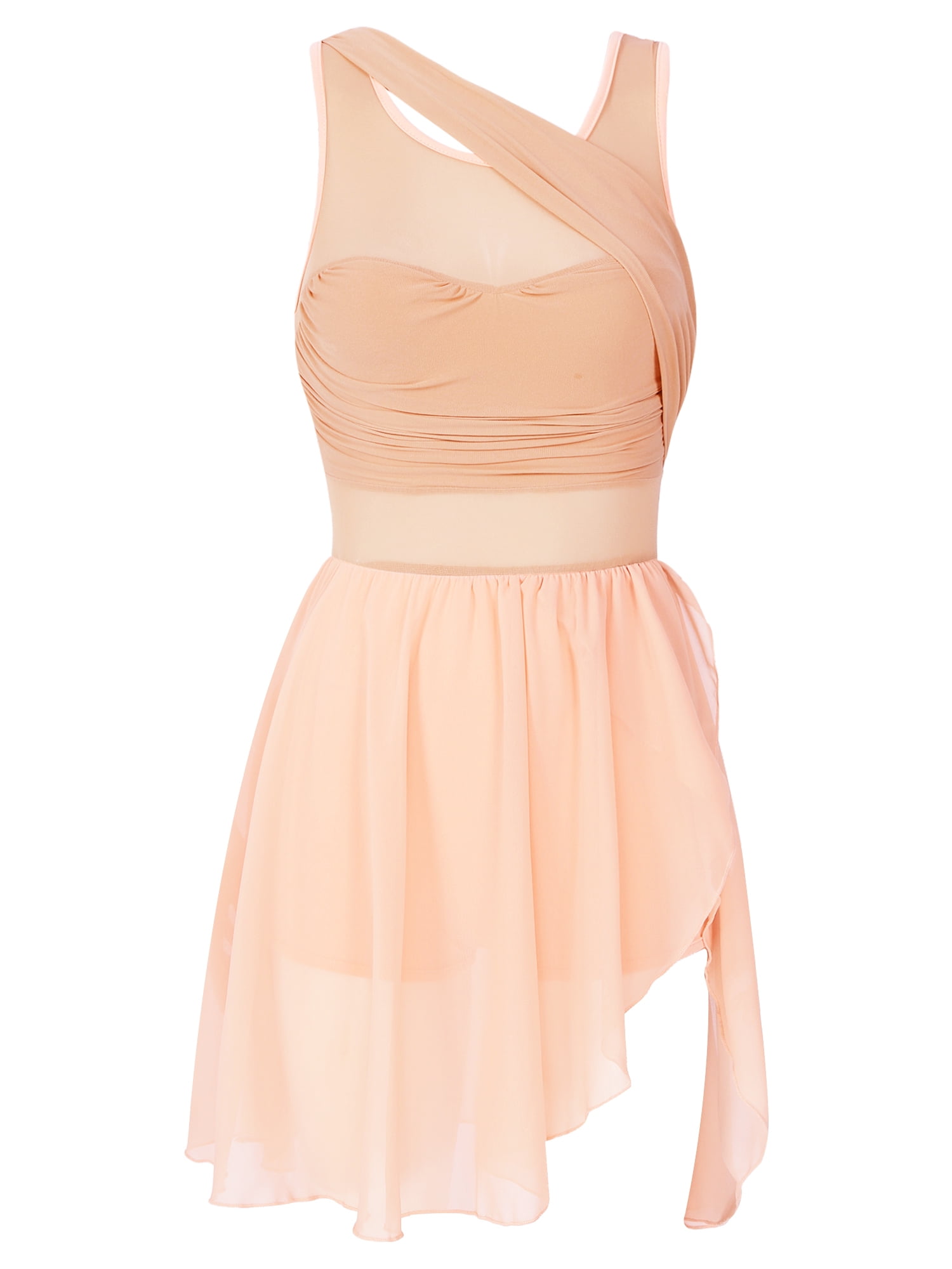renvena Women Lyrical Modern Contemporary Dance Costume Ballet Skirted ...