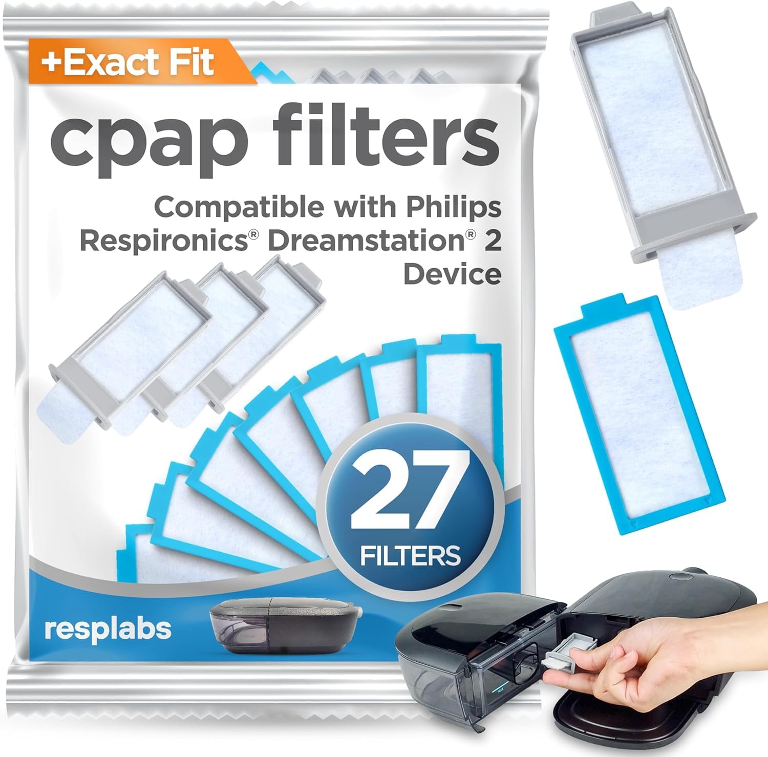 resplabs CPAP Filters Compatible with The Philips Respironics ...