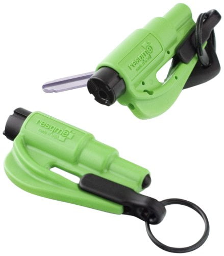 resqme The Original Keychain Car Escape Tool, Made in USA (Green ...