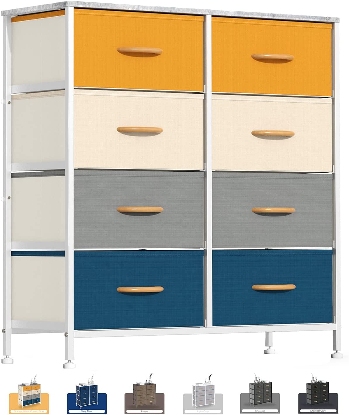 resser with 8 Drawers- Furniture Storage Tower Unit for Bedroom ...