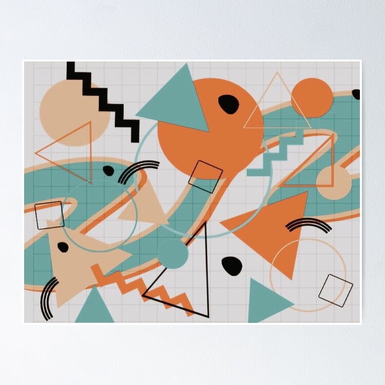 retro 90s vibe print Poster - KIRA.1113, UNFRAMED-24x36 - Walmart.com