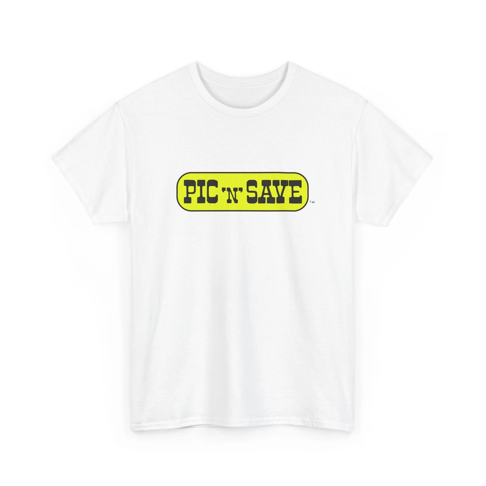 retro PIC 'N' SAVE retail chain logo tshirt - Walmart.com