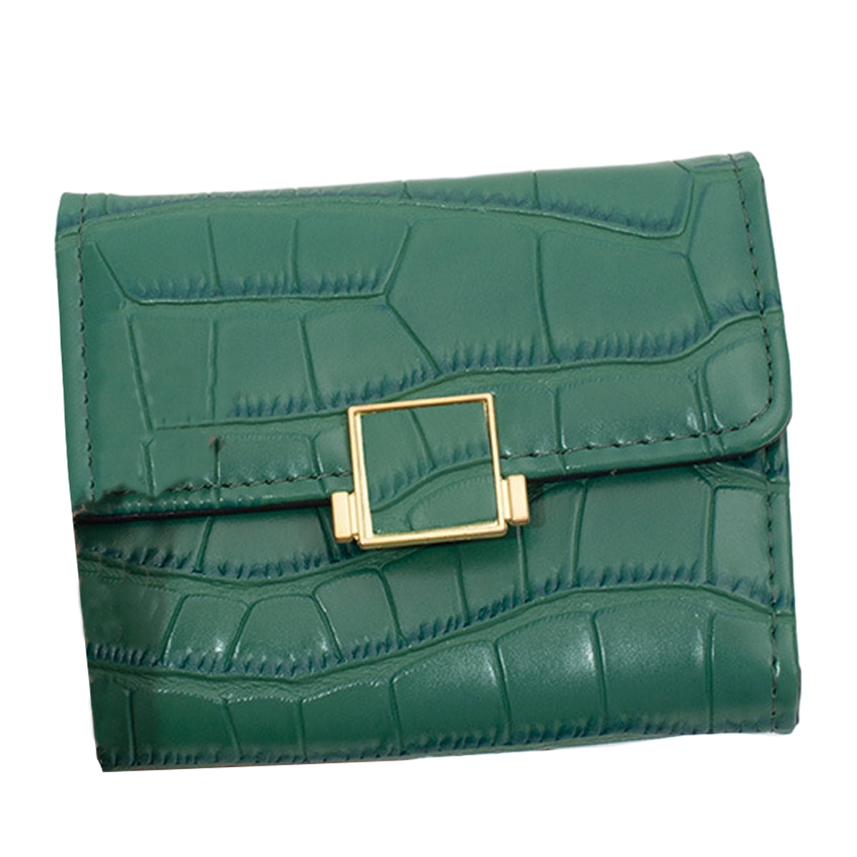 retro ultra-thin small money clip crocodile pattern multi-function card ...