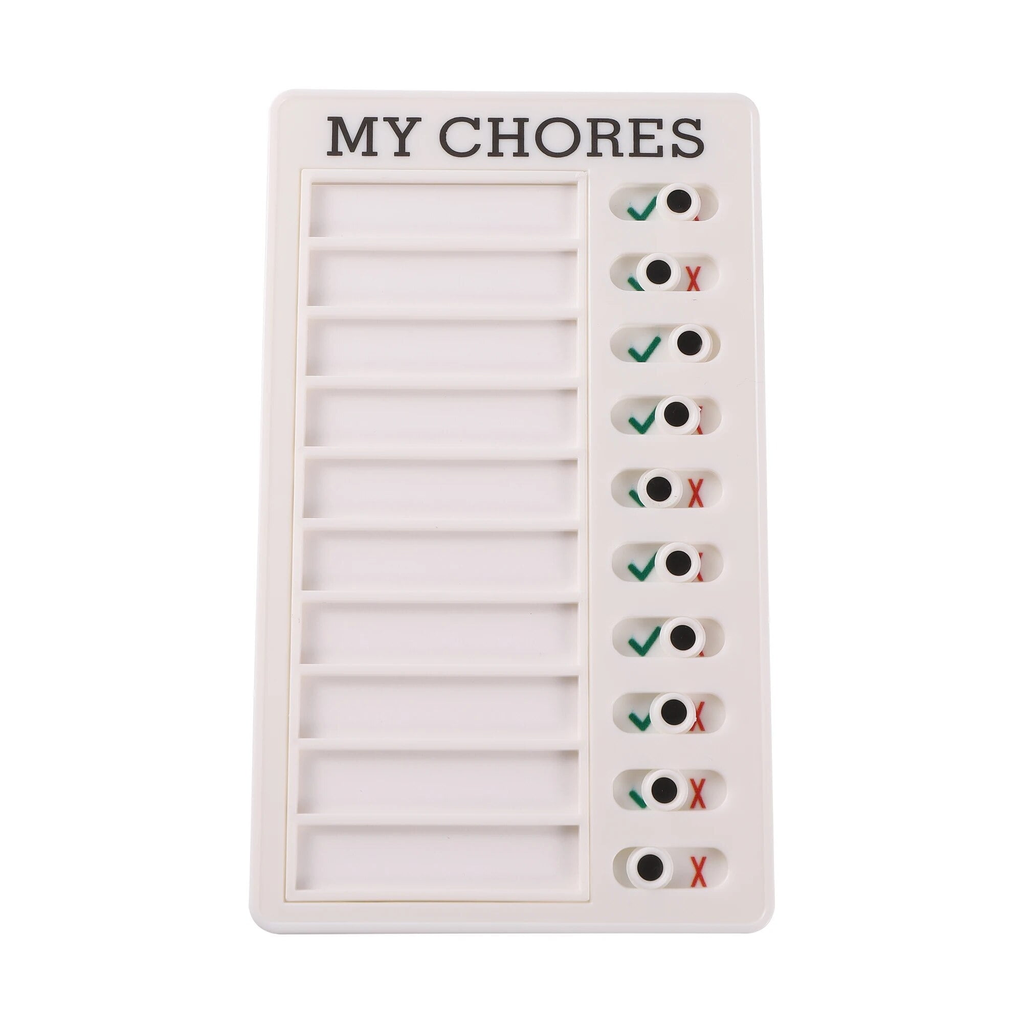 reusable my chores checklist daily planner memo plastic board chore ...