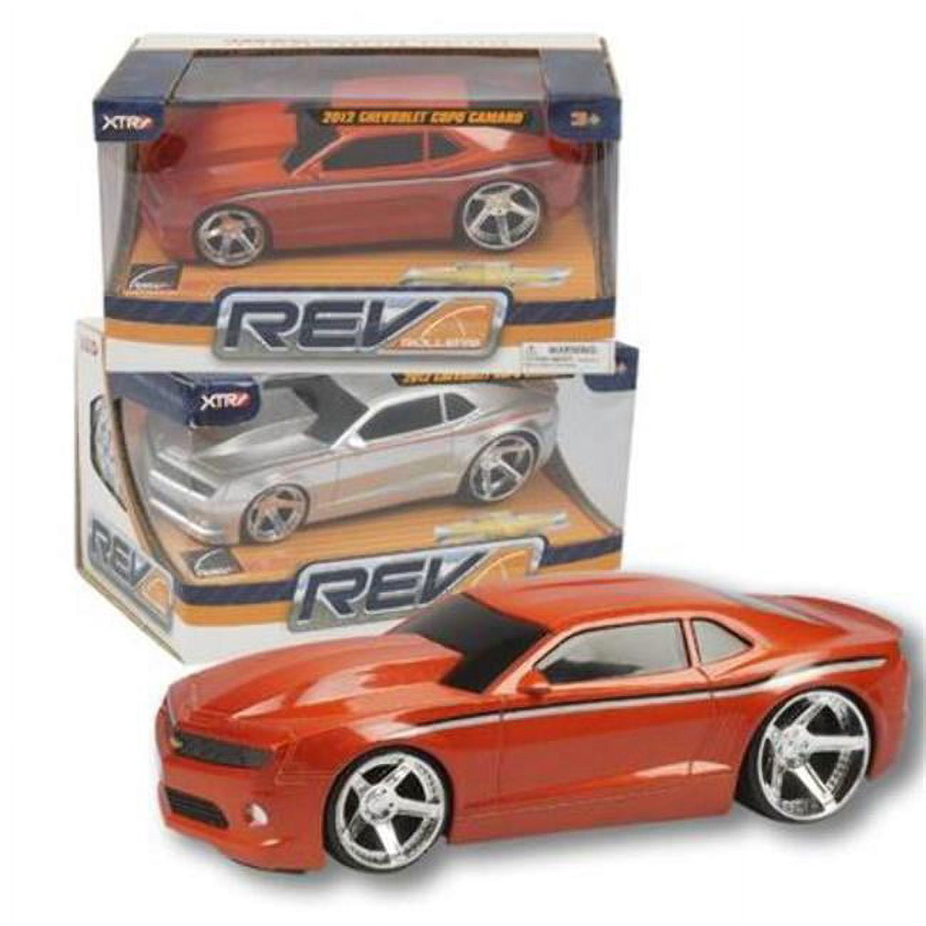 rev rollers 2012 silver chevrolet copo camaro friction powered chevy ...