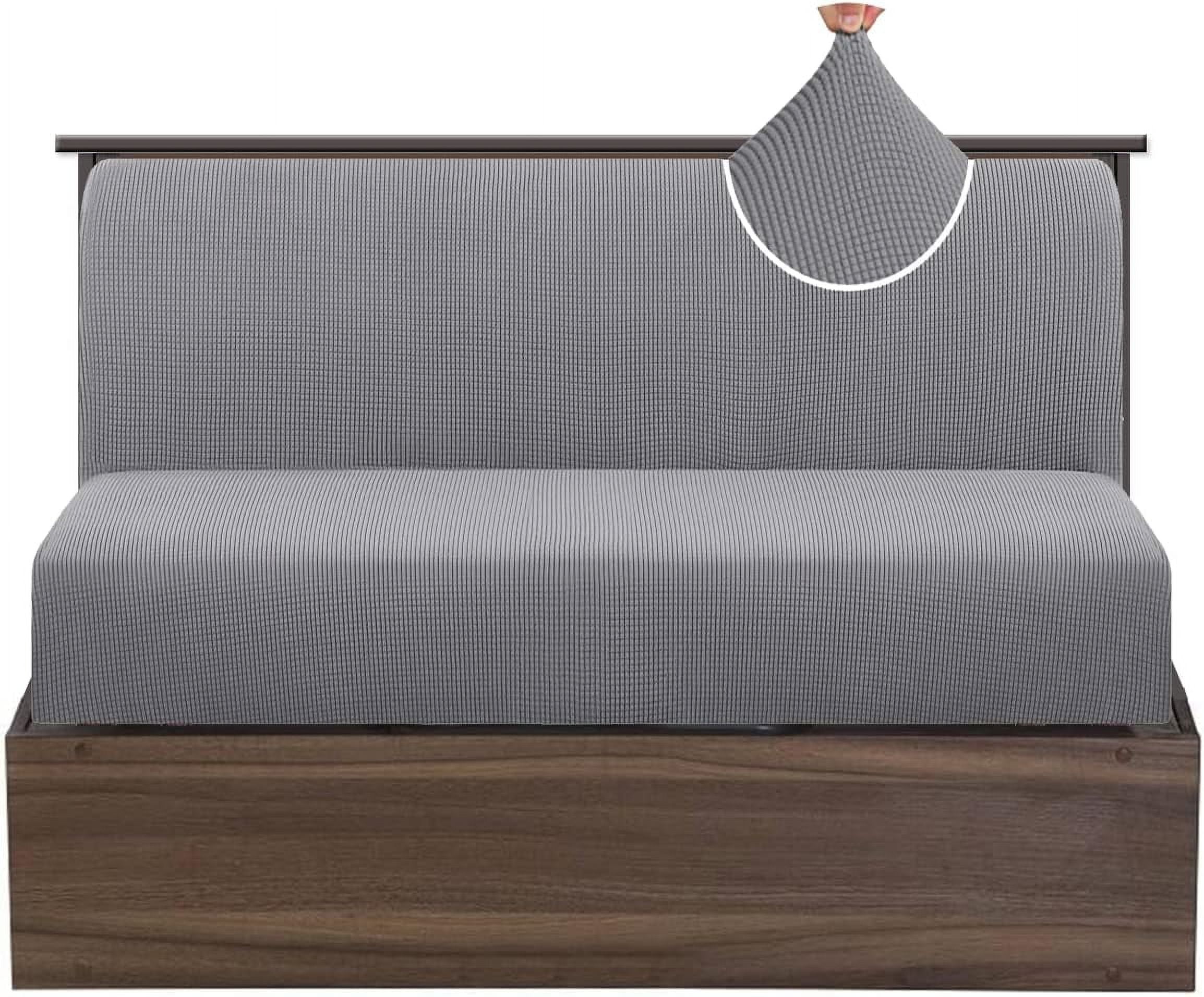 rewsdfg RV Dinette Booth Cushions Covers Stretch 2 Seat Cushion Couch ...