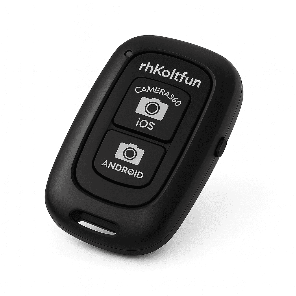 rhKoltfun Bluetooth Camera Remote Shutter for iOS & Android – Wireless ...