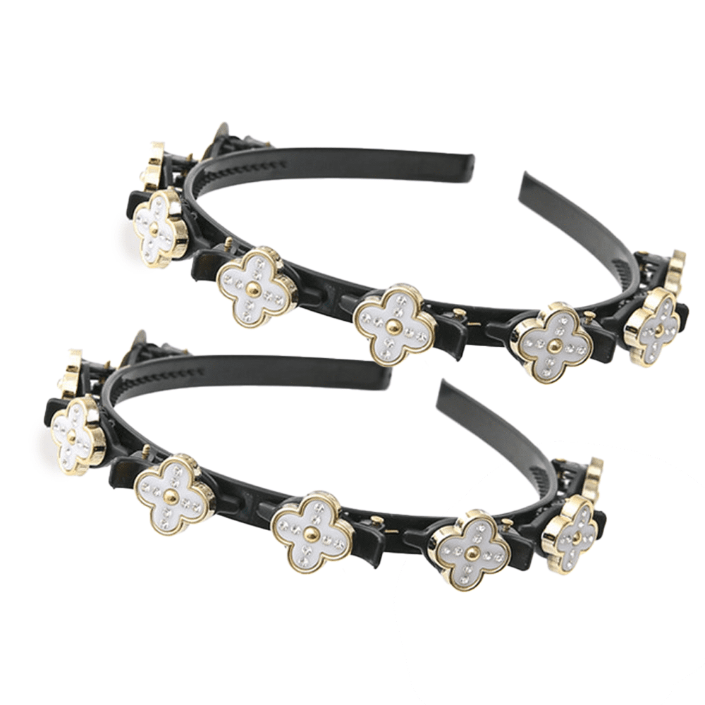 rhinestones double bangs hairstyle hairpin headband hair accessories ...