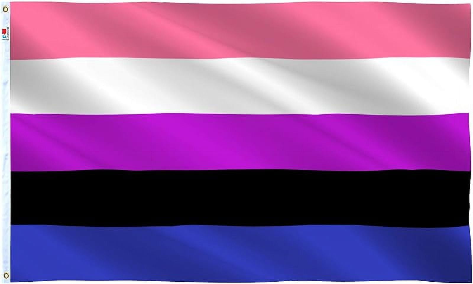 rhungift Bisexual Pride Flags 3x5Ft，Bi-Pride Flag Moderate Outdoor ...