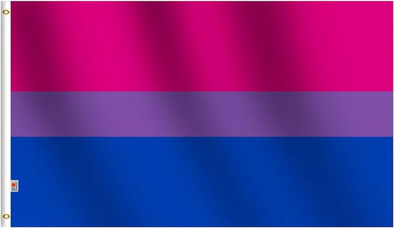 rhungift Bisexual Pride Flags 3x5Ft，Bi-Pride Flag Moderate Outdoor ...