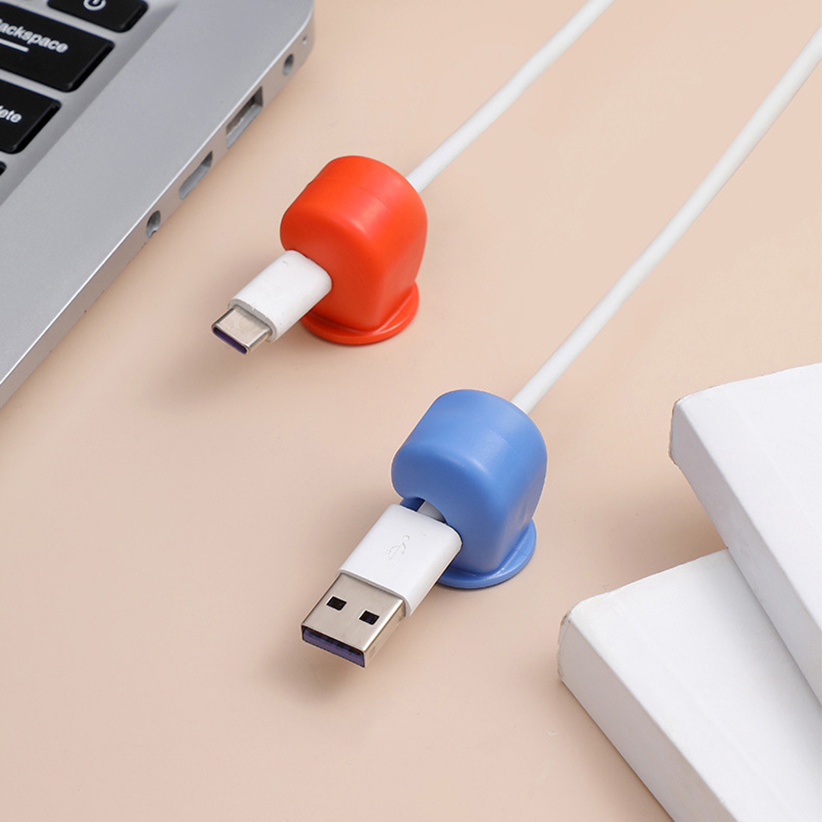 riaocot 3Pcs Cable Organizers Exquisite Shape Super Mini PVC Desktop ...