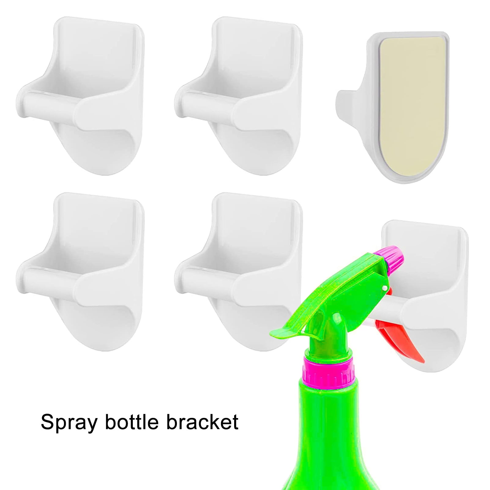 riaocot 4Pcs Spray Bottle Holder Wall Mount Spray Bottle Hanger Self ...