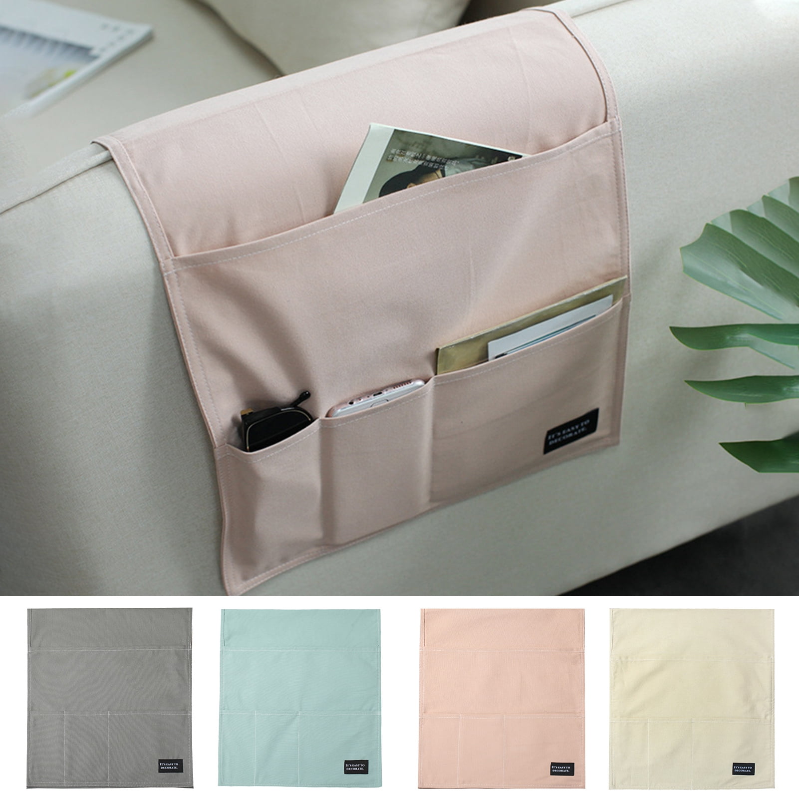 riaocot Armrest Storage Pouch Large Capacity Compartments Keep Tidy ...