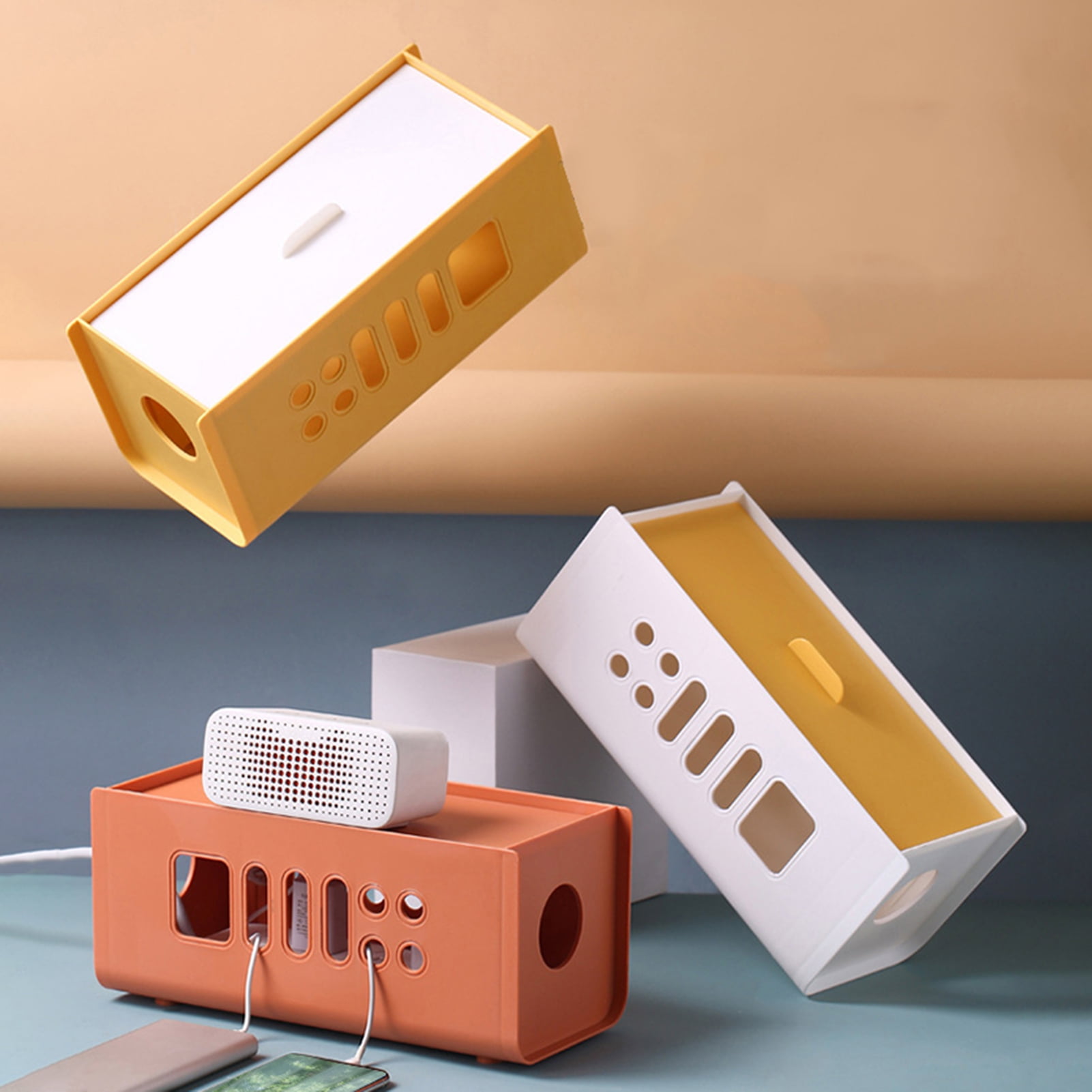 riaocot Cable Holders Large Capacity Heat Dissipation Plastic Large ...