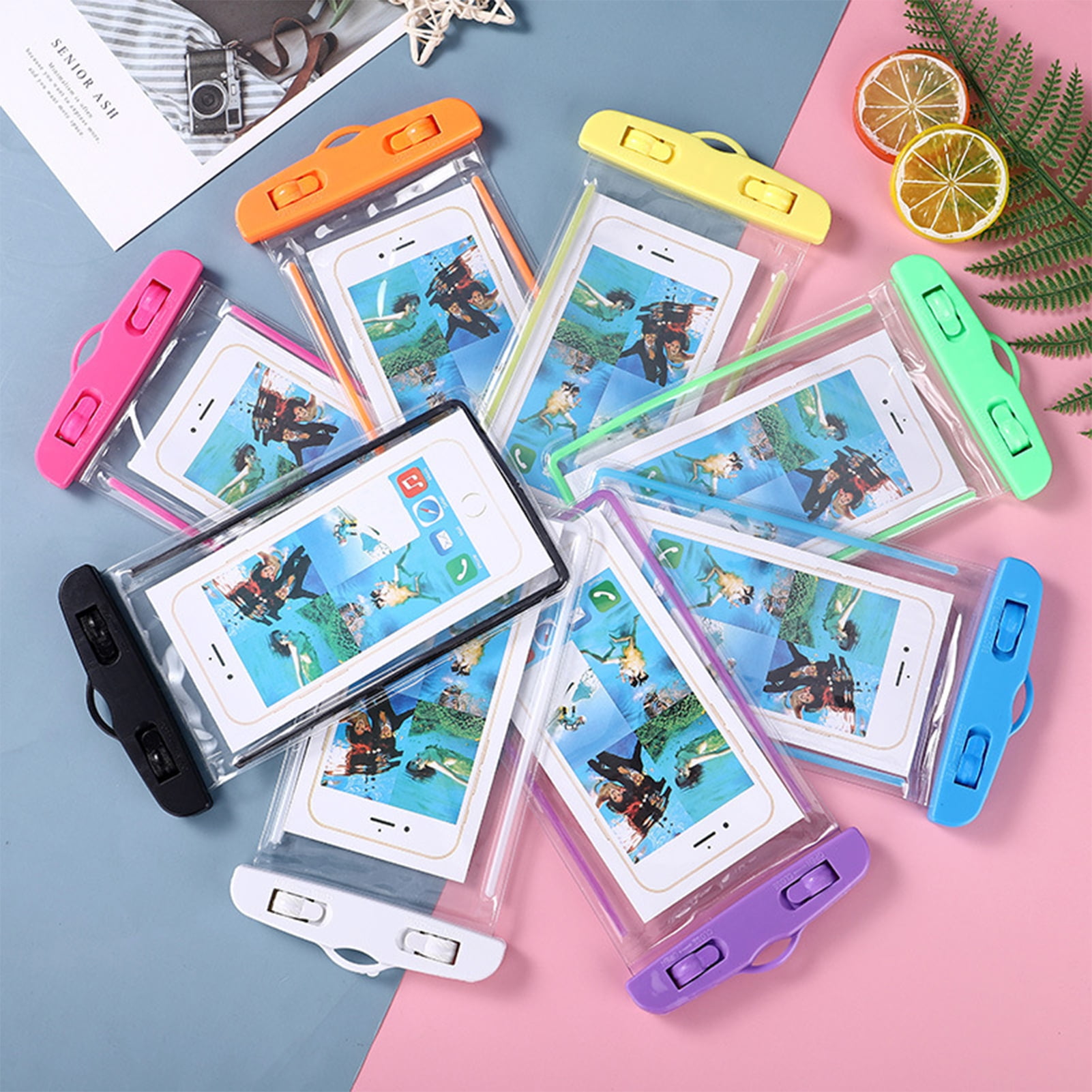 riaocot Phone Waterproof Bag Strong Waterproof Touch Screen Leakproof ...