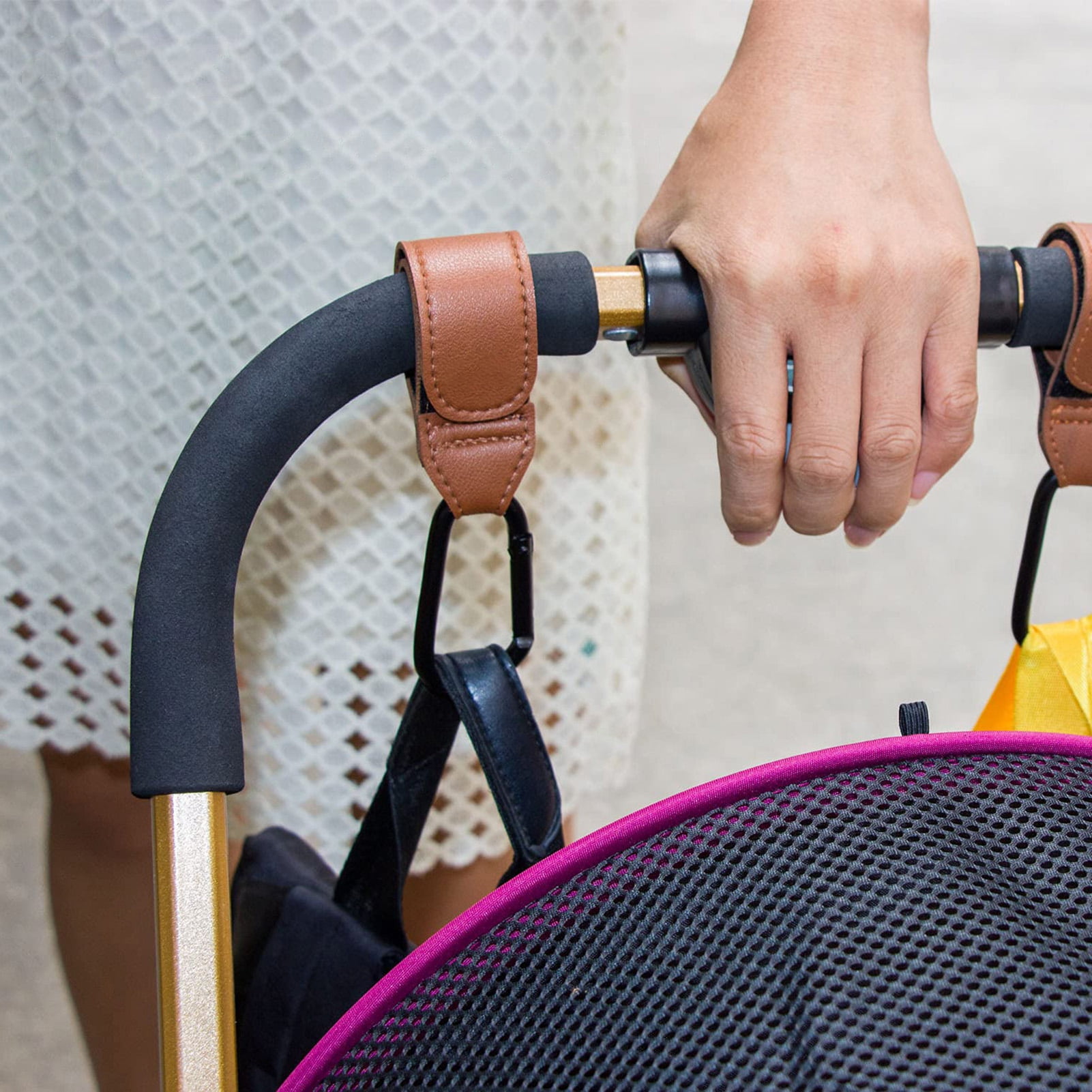 riaocot Stroller Hook Detachable Adjustable Stable Toddler Stroller ...