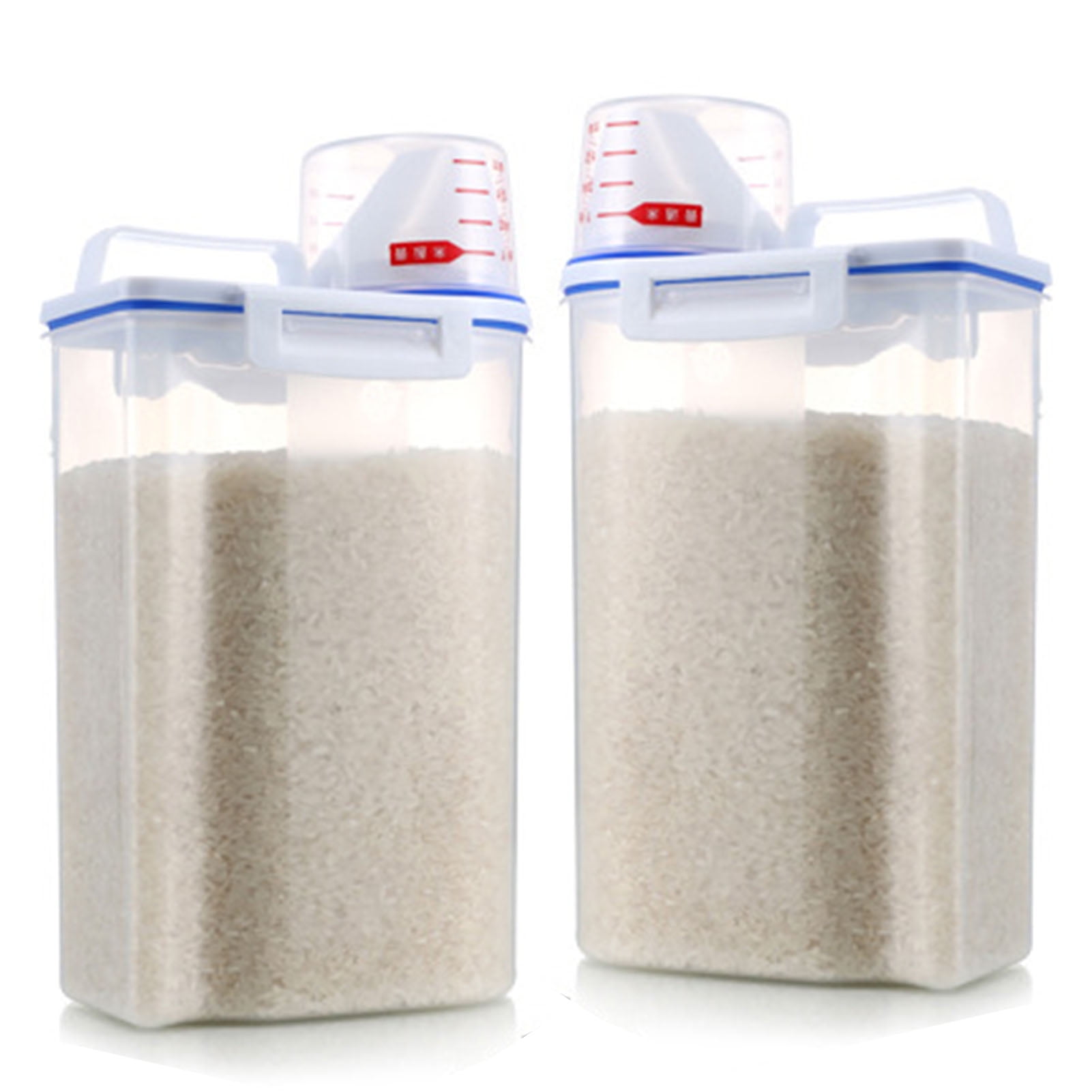 rice storage bucket 2kg capacity, tightness, grain container with ...