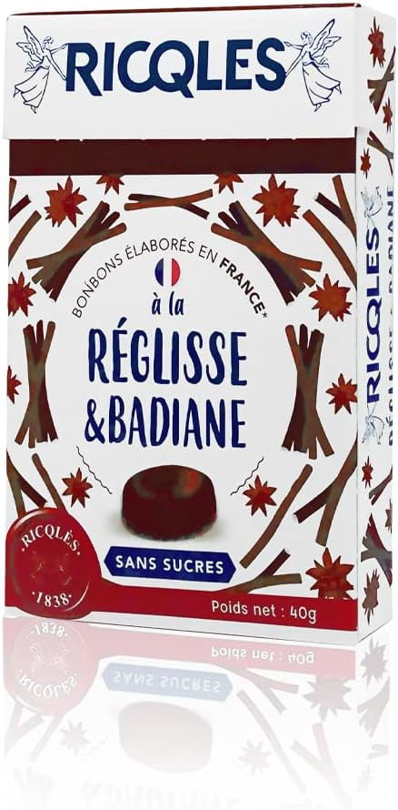ricqles reglisse badiane 40g san sucre - Walmart.com