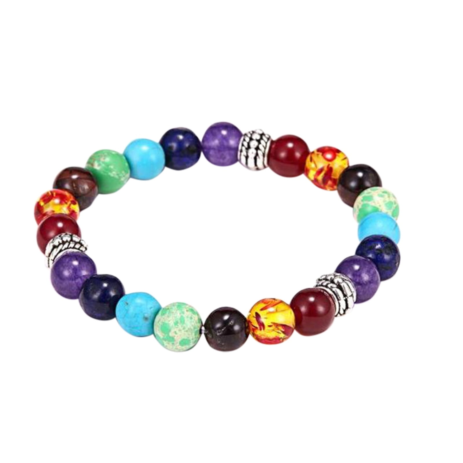 rinsvye Fashion Creative Seven-color Rainbow Seven Chakra Bracelet ...