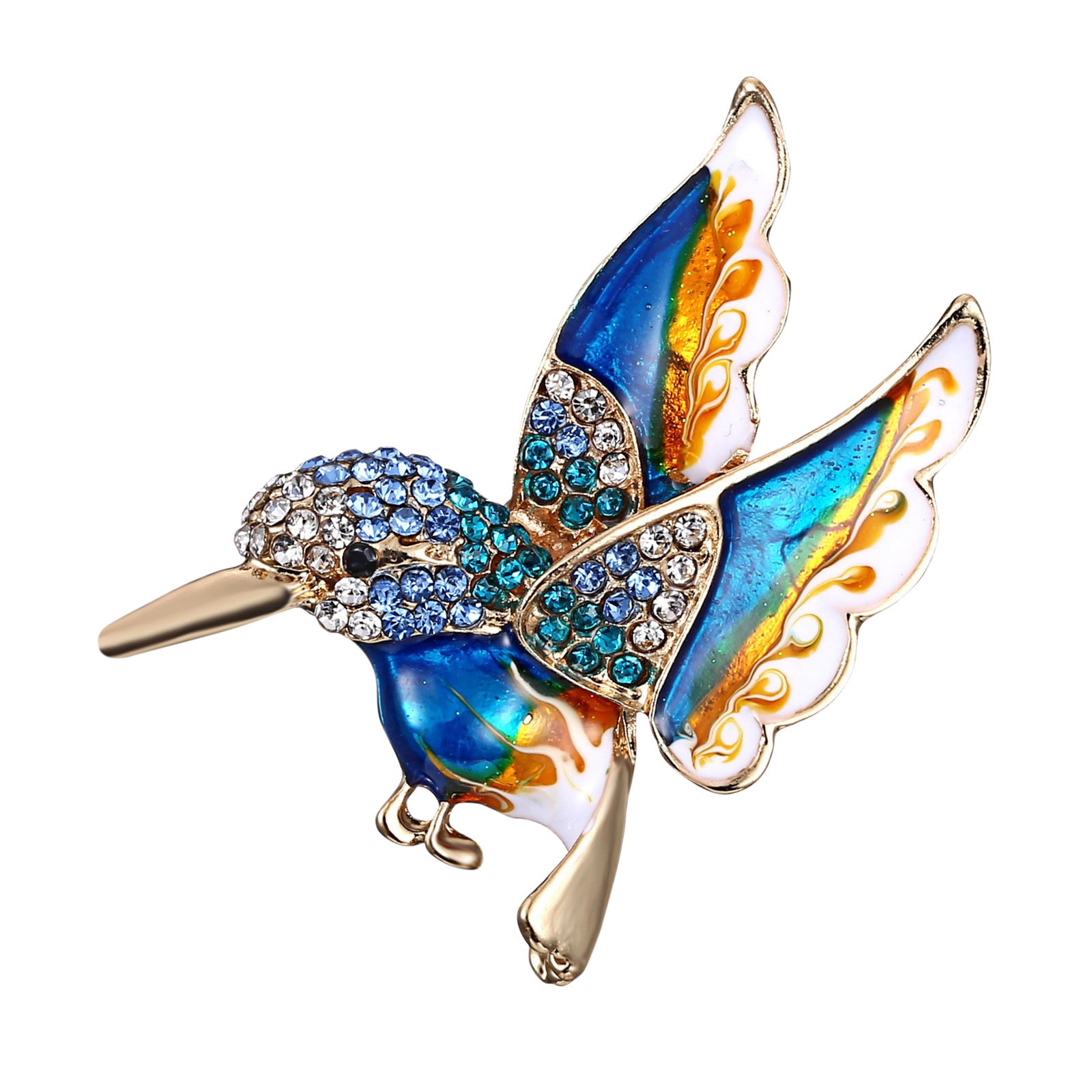 rinsvye Hummingbird Brooch Pin Mother's Day Gift Alloy Oil Fashion All ...
