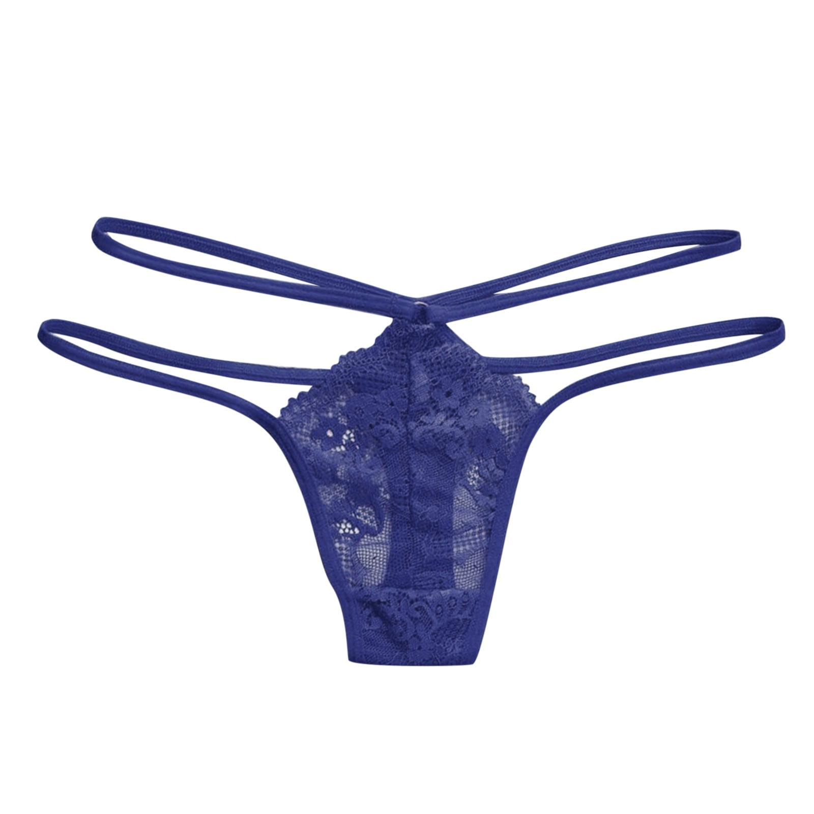Rinsvye Women Lace Panties Feminine Thong Thin Strap T Pant Low Waist