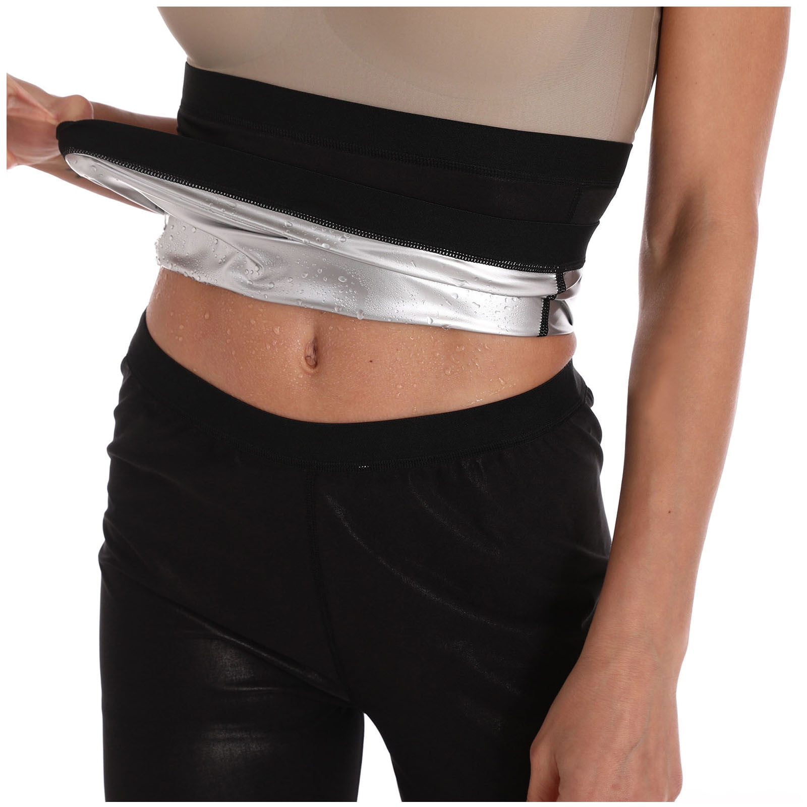Rinsvye Women Sculpting Sweating Plastic Waistband Sports Beauty Corset