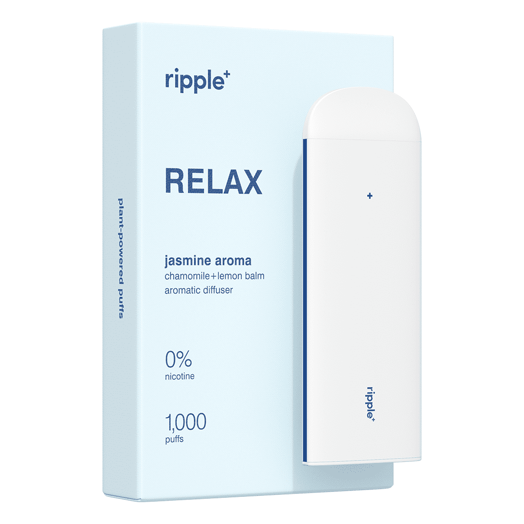 ripple⁺ Jasmine Flavored 0% Nicotine Smokeless Diffuser, Chamomile ...