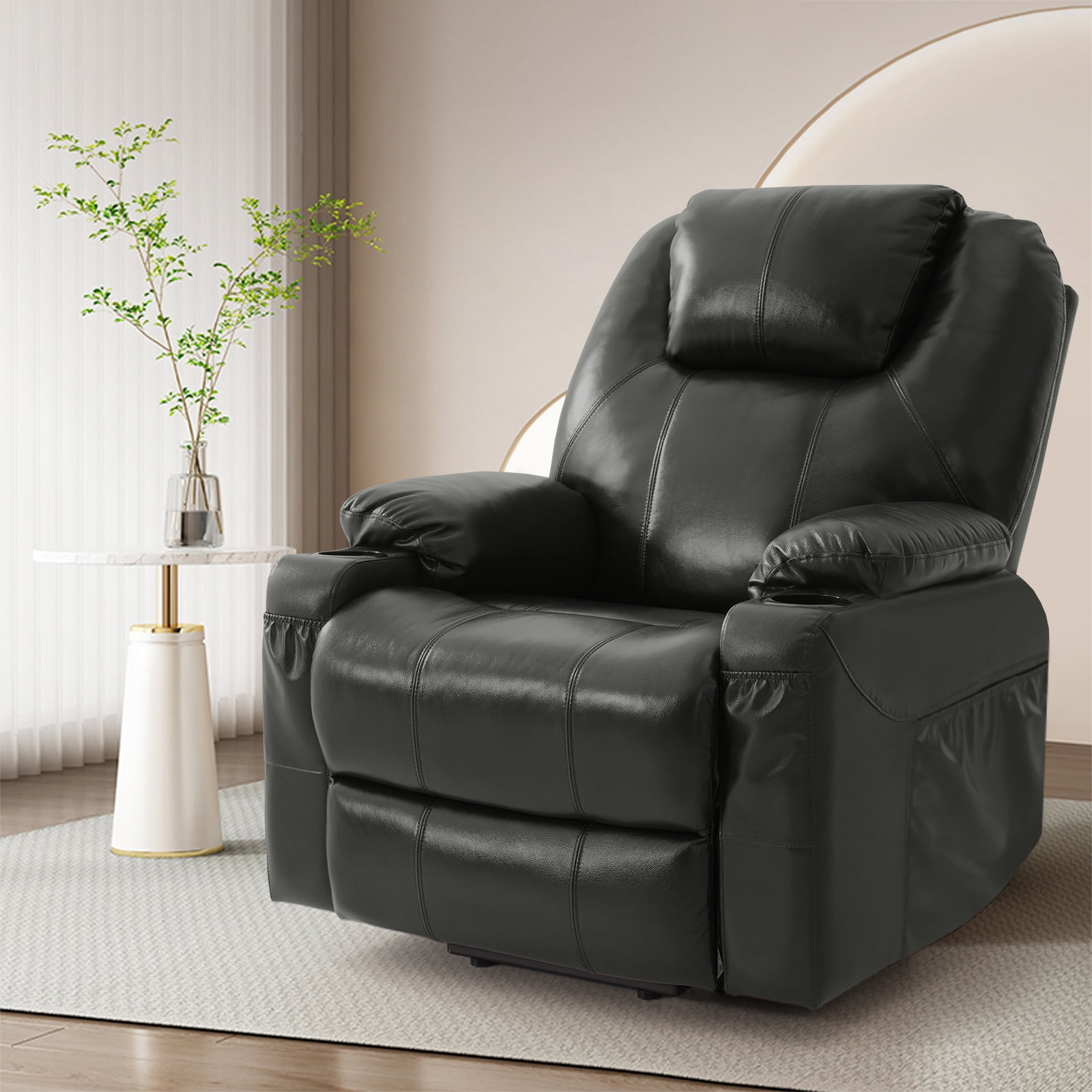 risar Recliner Chair Electric Power Lift Adjustable Leather Sofa with ...