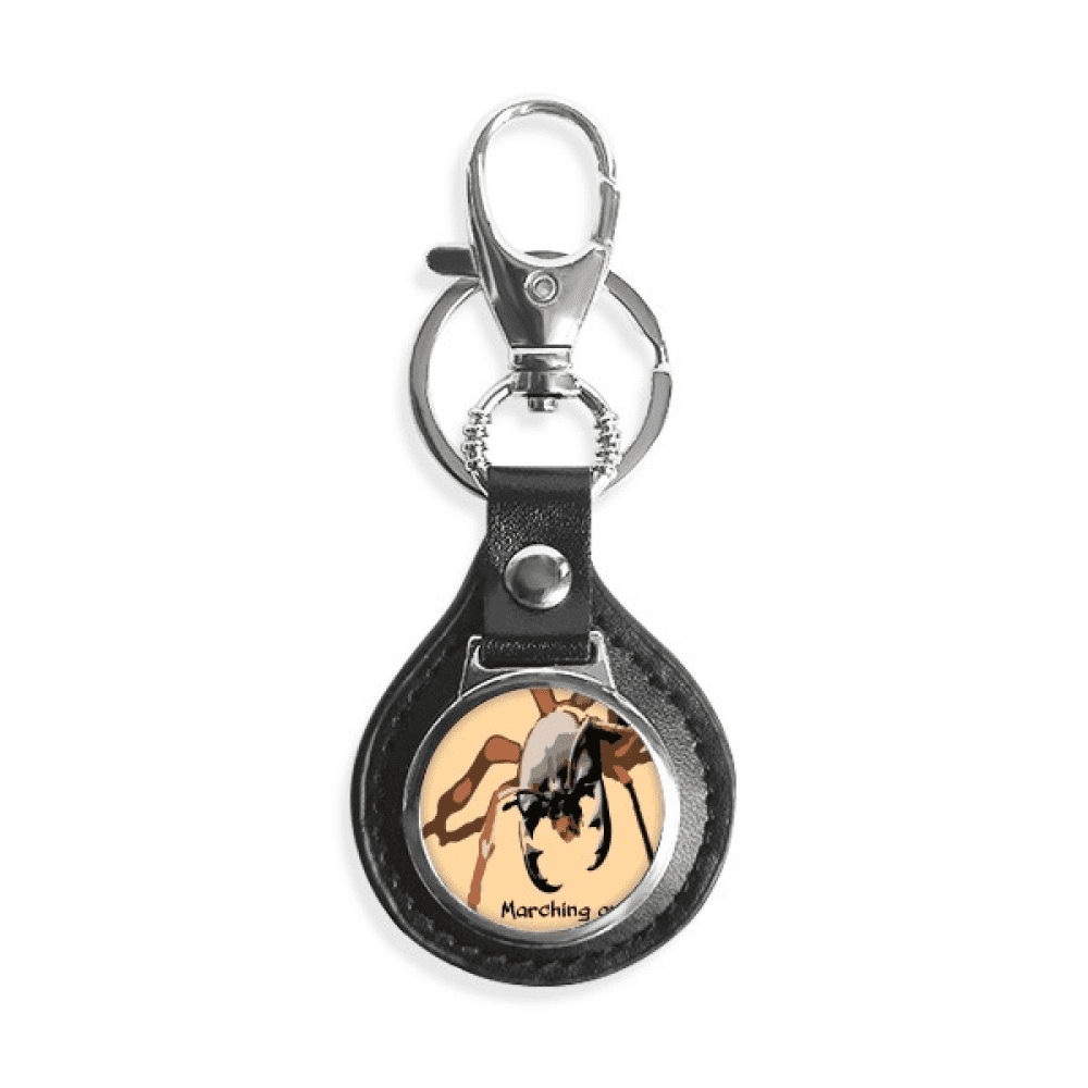 river marching ants art deco fashion key link chain keyholder finder ...
