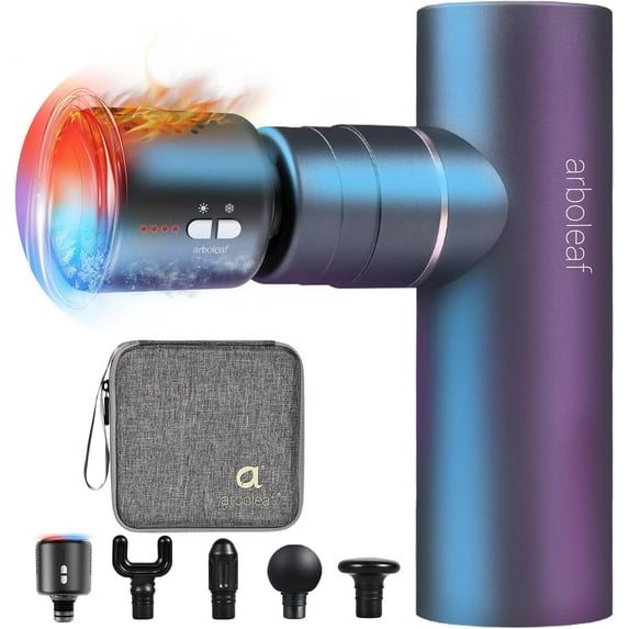 rmacool Massage Gun Deep Tissue with Heat and Cold Head, Full-Metal ...