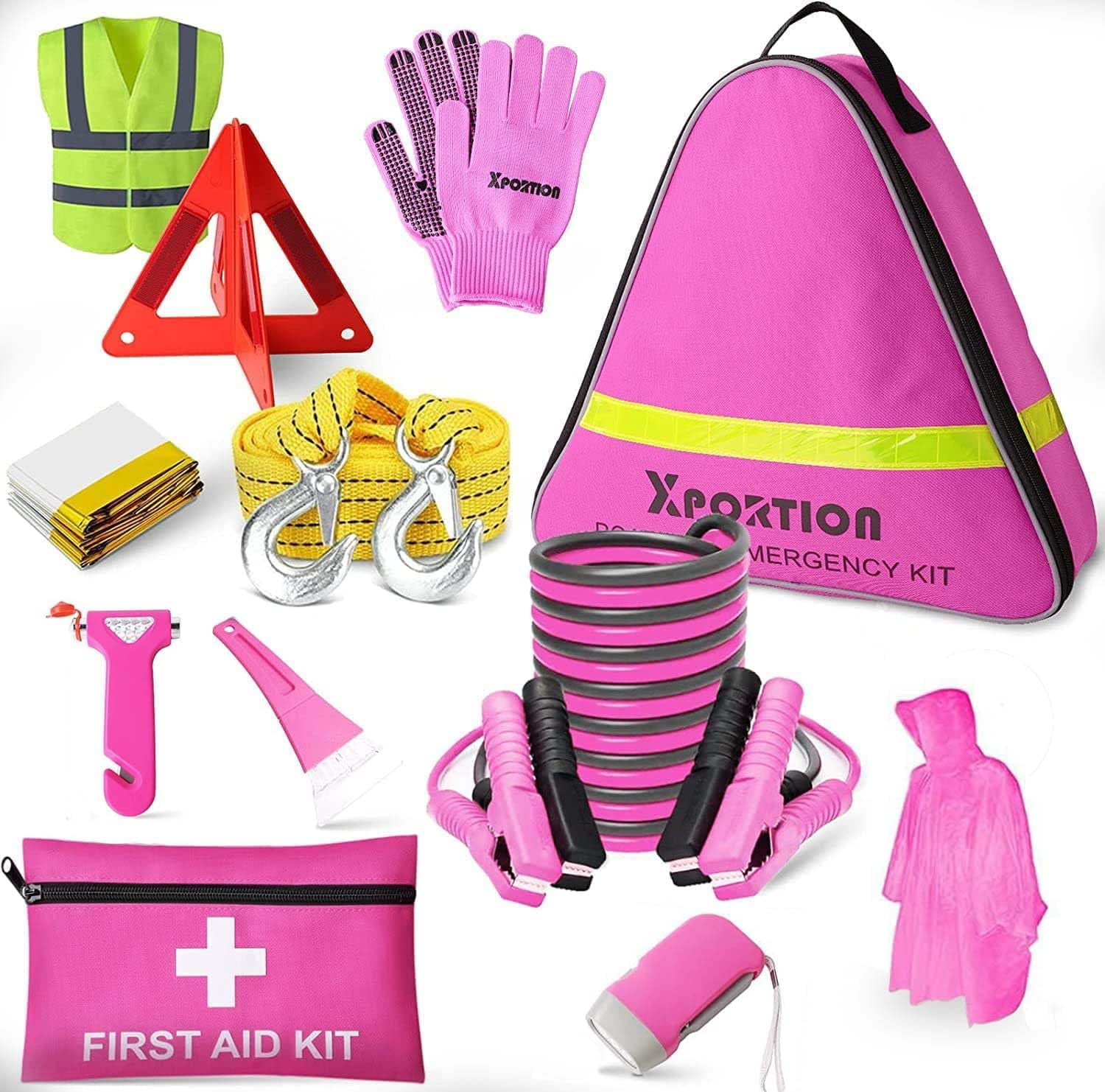 roadside emergency car kits Multipurpose Bag, Premium with Battery ...