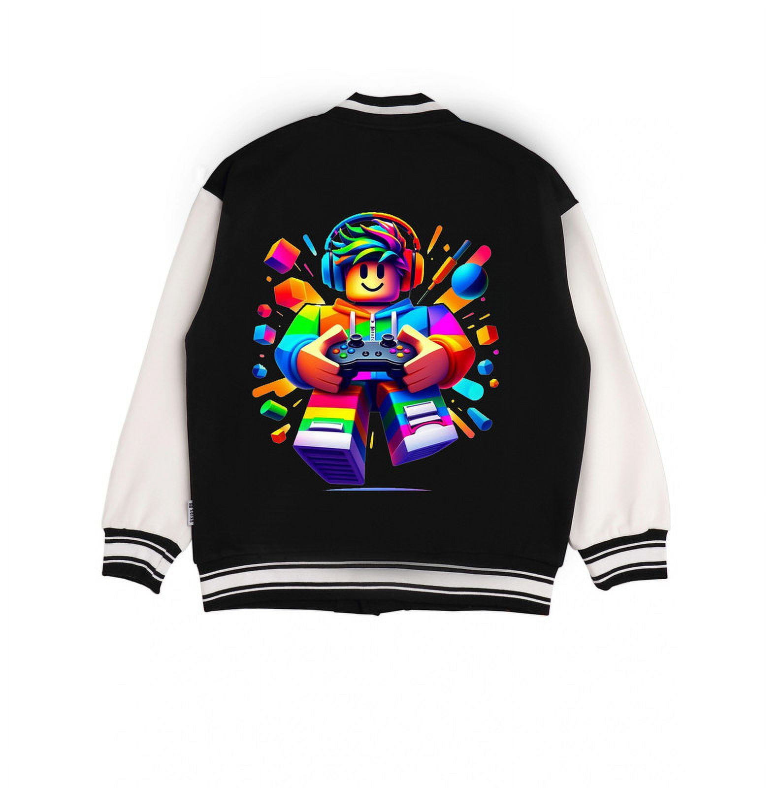 roblox Kids Baseball Jackets Boys and Girls Varsity Coat Buttons ...