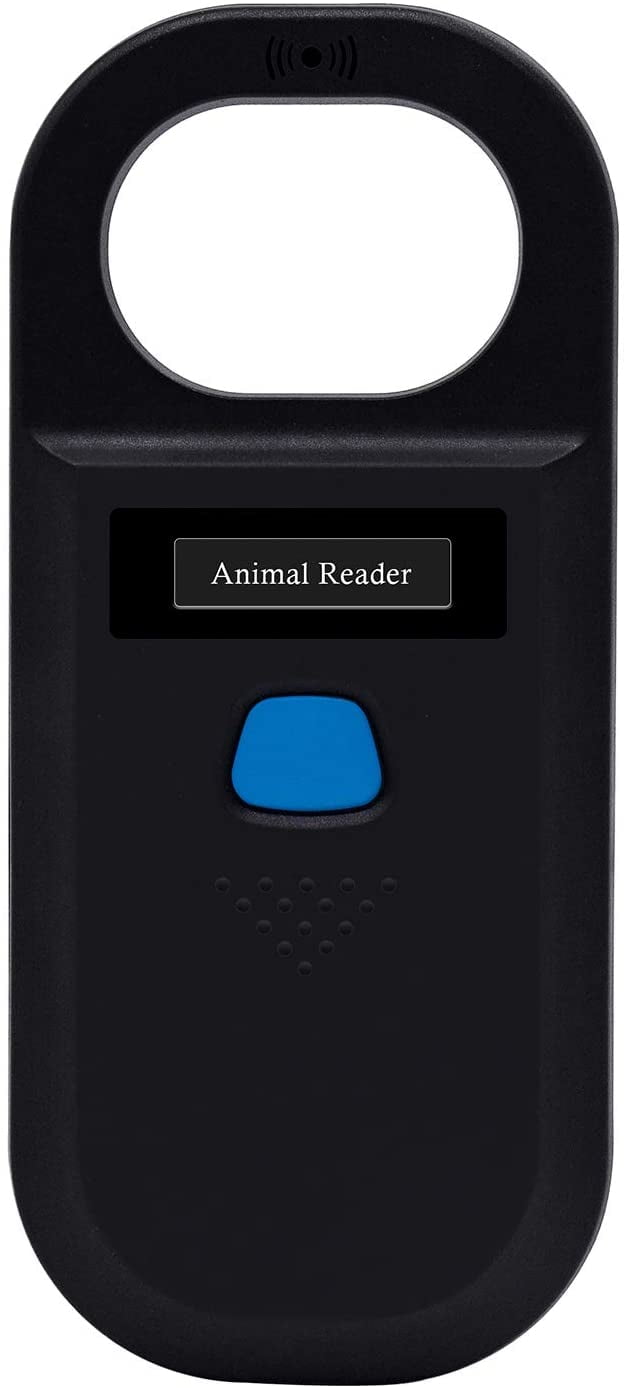 rochip Reader Scanner, RFID EMID Animal Handheld Reader Pet ID Scanner ...