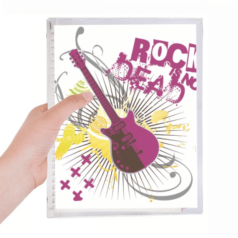 rock music guitar music instrument notebook loose diary refillable ...
