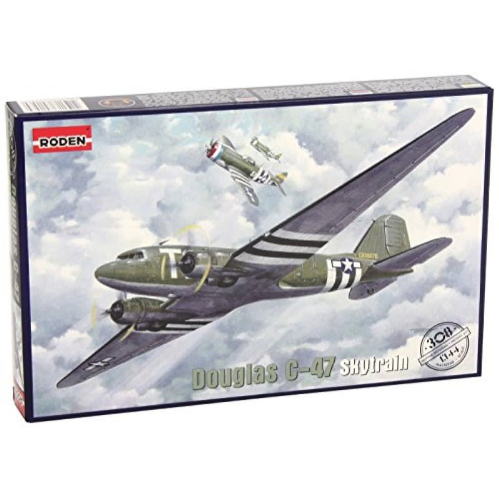 Roden Douglas C-47 Skytrain Airplane Model Building Kit - Walmart.com
