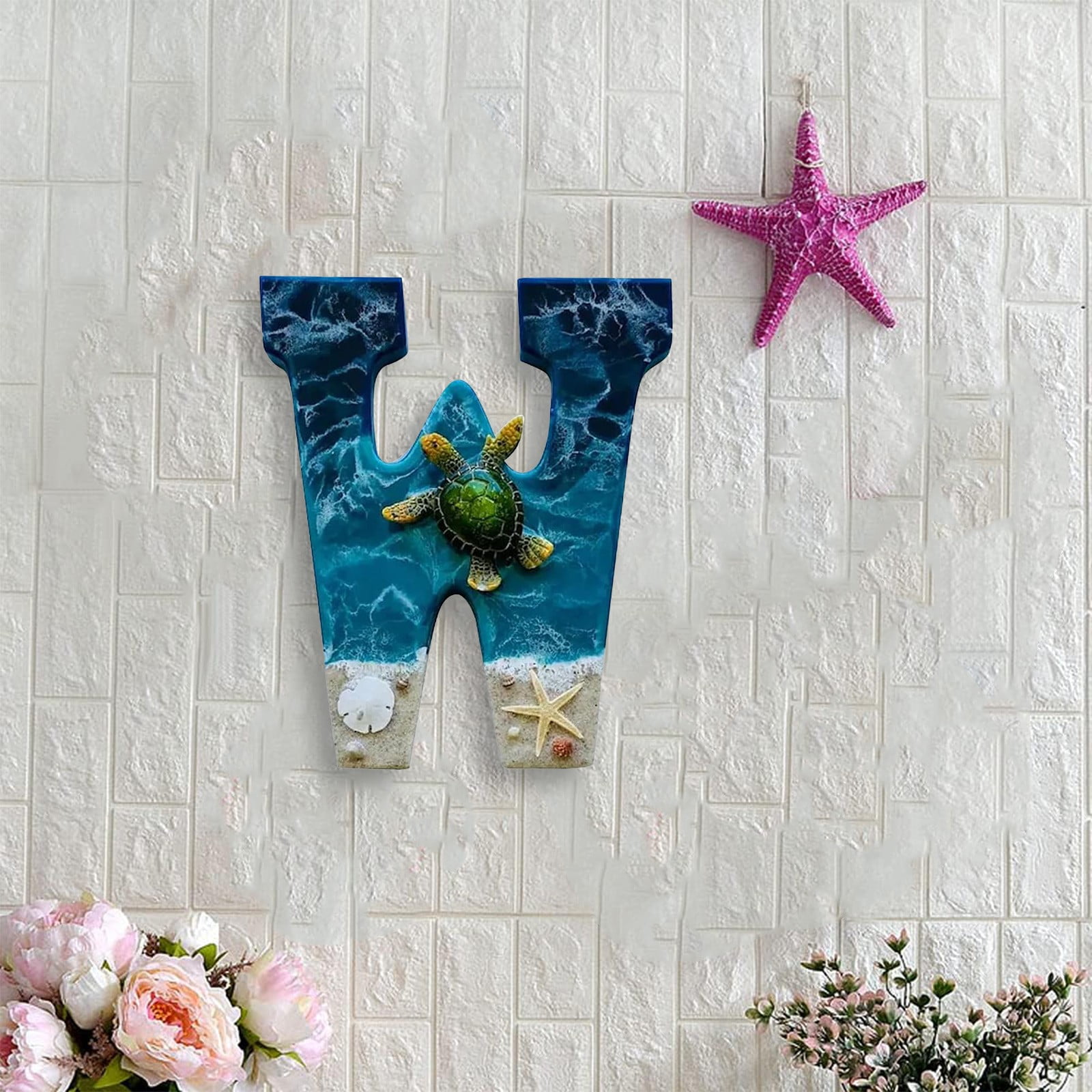 rollback Beach Dream: Beach Resin Letters Large Wooden Letter ...