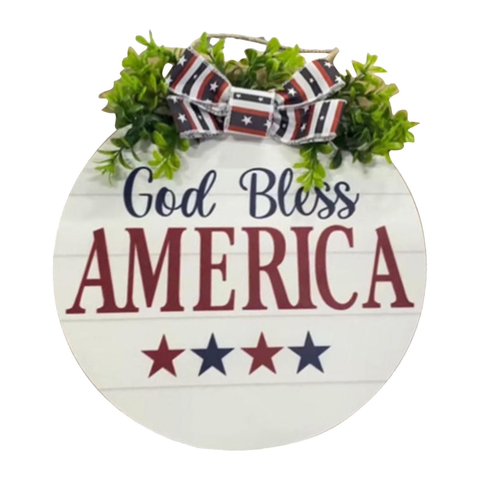 rollback Welcome Sign At The Door On July 4th Independence Day Summer ...