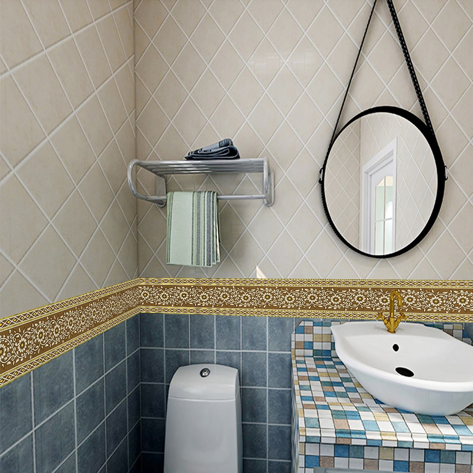 rollback Window Sticker Removable Peel And Stick Wallpaper Wall Waist ...